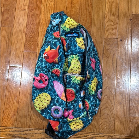 Kavu | Accessories | Kavu Colorful Fruit Pattern Sling Bag | Poshmark